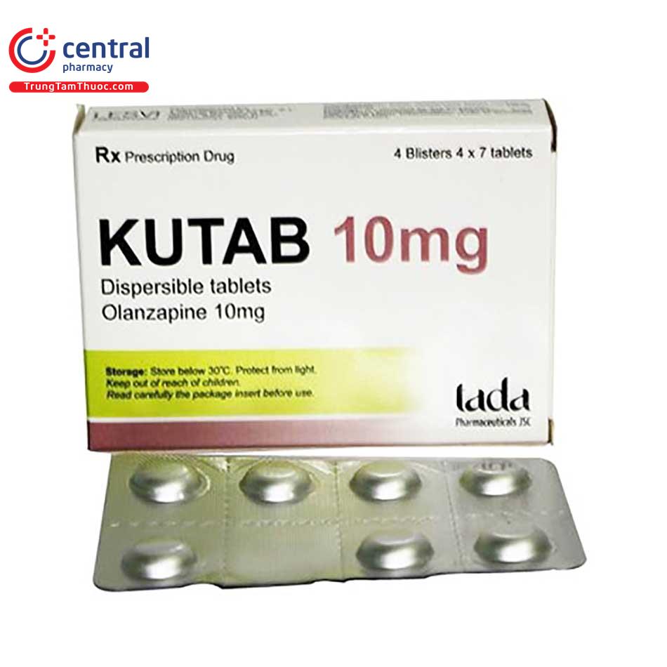 [CHÍNH HÃNG] Thuốc Kutab 10mg điều trị tâm thần phân liệt
