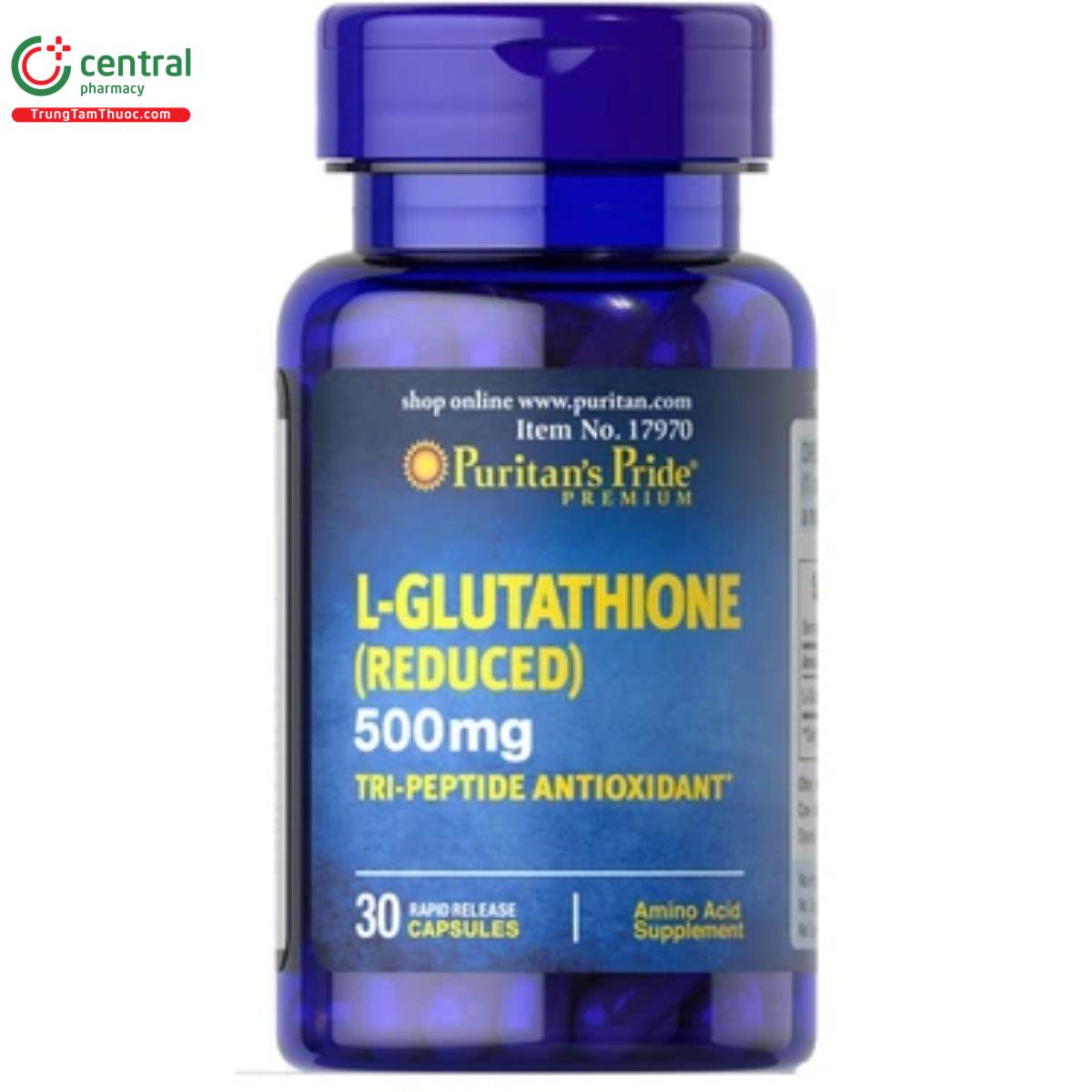 Thuốc L-Glutathione Reduced 500mg chống oxy hóa, ngăn ngừa lão hóa da Thuốc L-Glutathione Reduced 500mg chống oxy hóa, ngăn ngừa lão hóa da