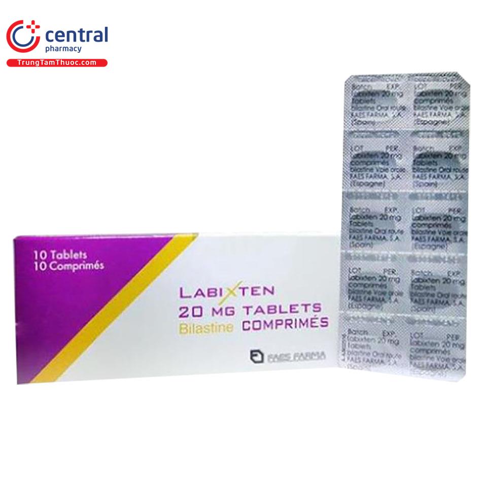 Thuốc Labixten 20mg Cách Dùng Liều Dùng Lưu ý Khi Sử Dụng