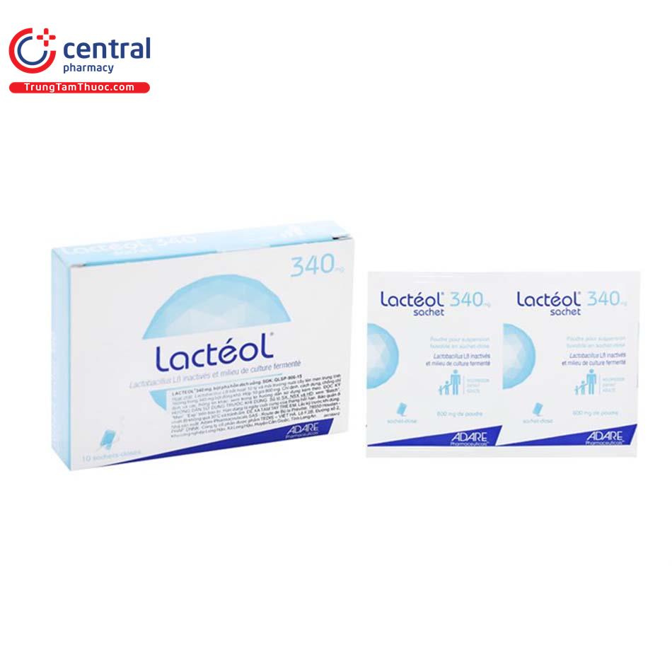 Thuốc Lacteol 340mg - trị tiêu chảy và các chứng rối loạn tiêu hóa