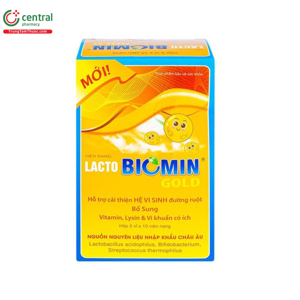 Thuốc Lacto Biomin Gold - tiêu hóa khỏe mạnh, tăng cường hấp thu