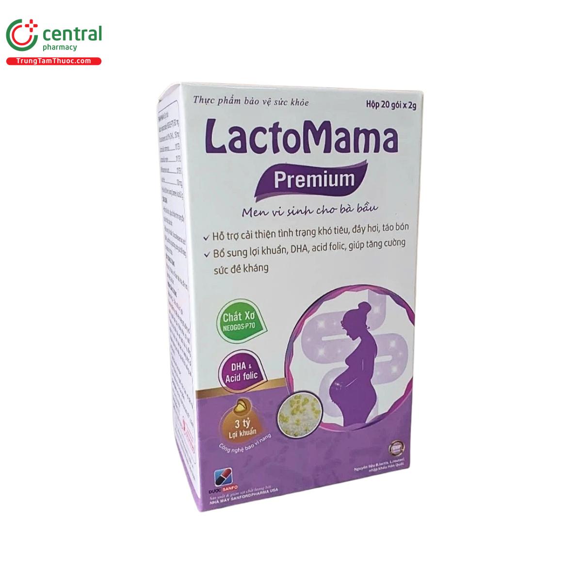 LactoMama Premium hỗ trợ cải thiện tiêu hóa, tăng đề kháng cho mẹ bầu
