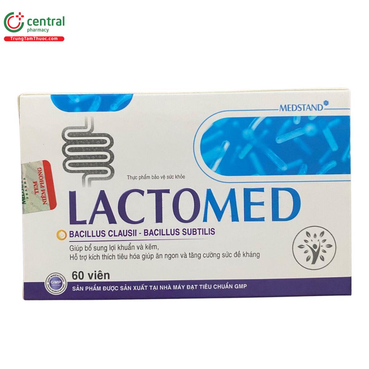 Thuốc Lactomed Medstand bổ sung lợi khuẩn và kẽm, kích thích tiêu hoá