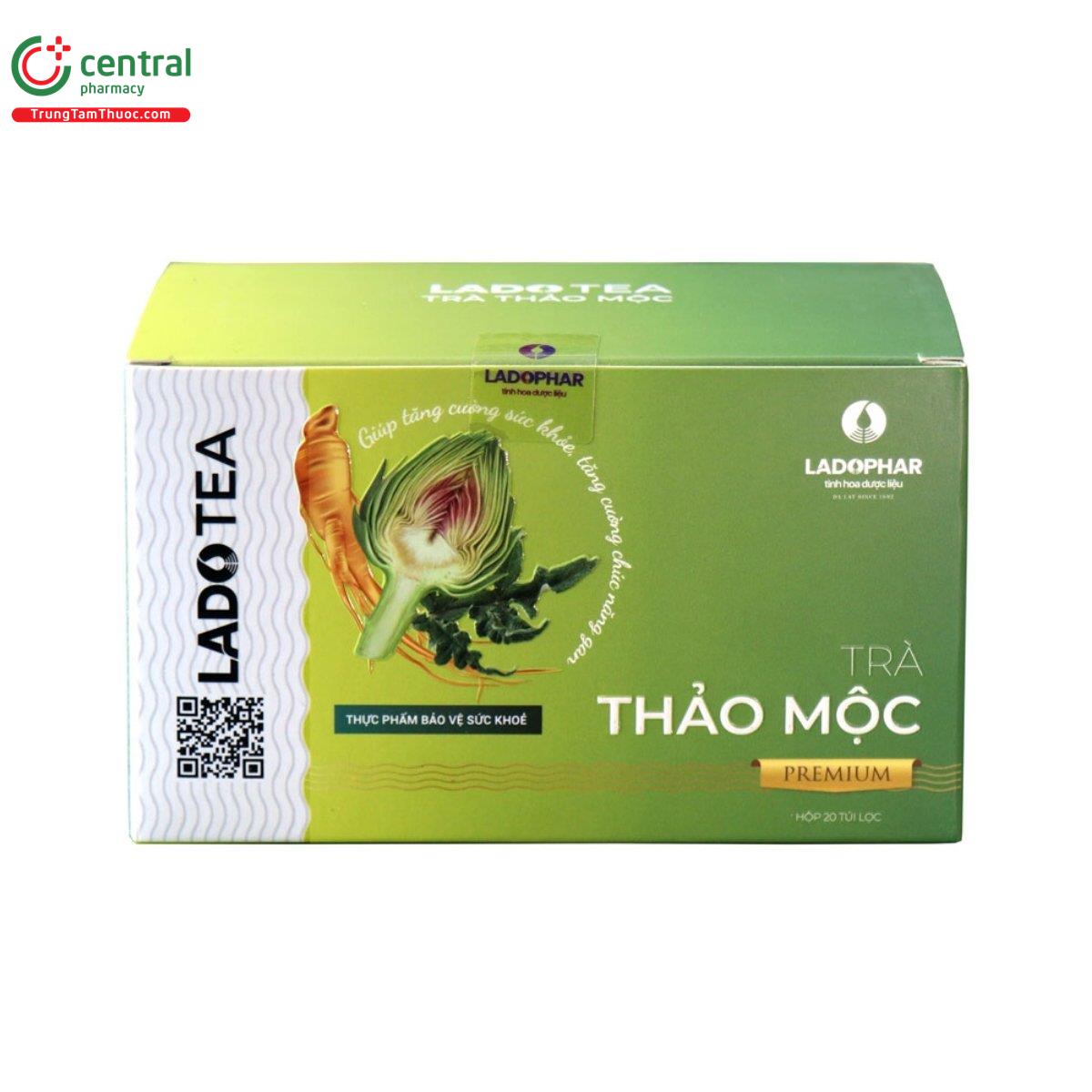 Lado Tea Trà Thảo Mộc - Hỗ trợ tăng cường chức năng gan, sức khoẻ