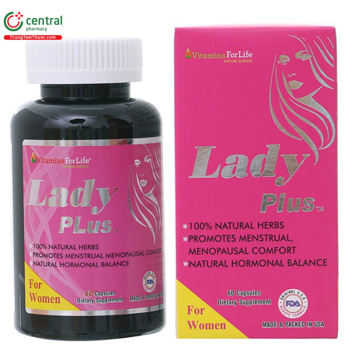 Thuốc Lady Plus - Giúp giảm các triệu chứng tiền mãn kinh và mãn kinh
