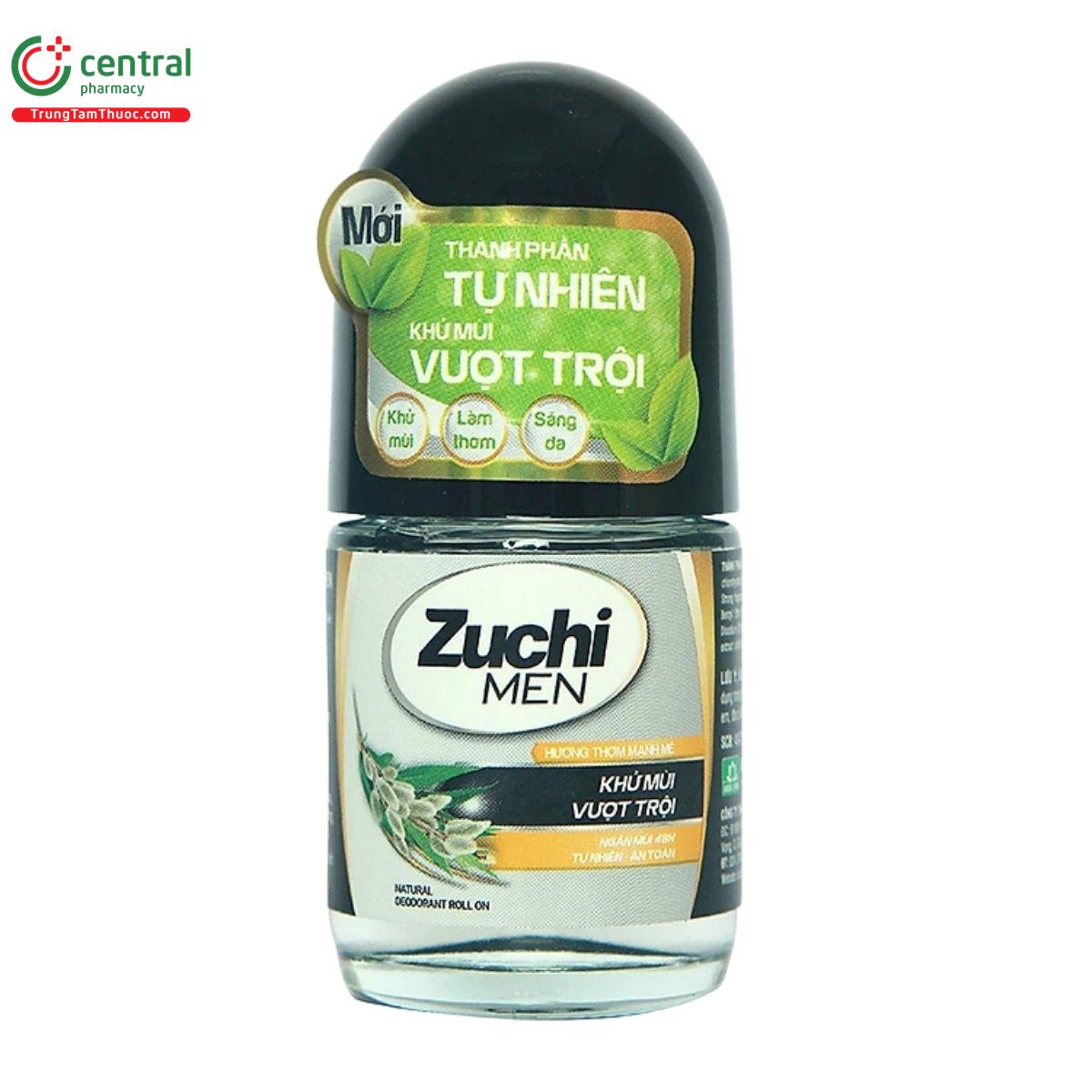 Lăn khử mùi thảo dược Zuchi Men - Giúp làm thơm vùng da dưới cánh tay