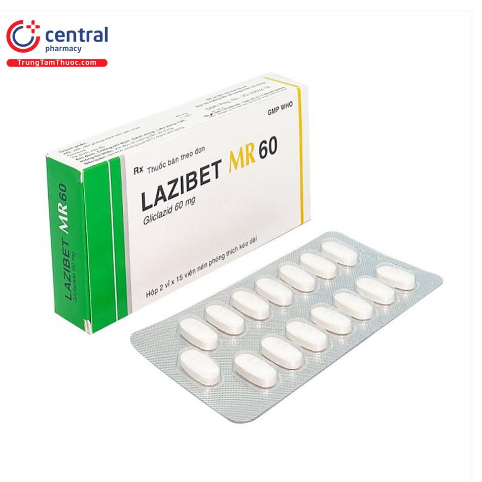 [CHÍNH HÃNG] Thuốc Lazibet MR 60 điều trị tiểu đường typ II