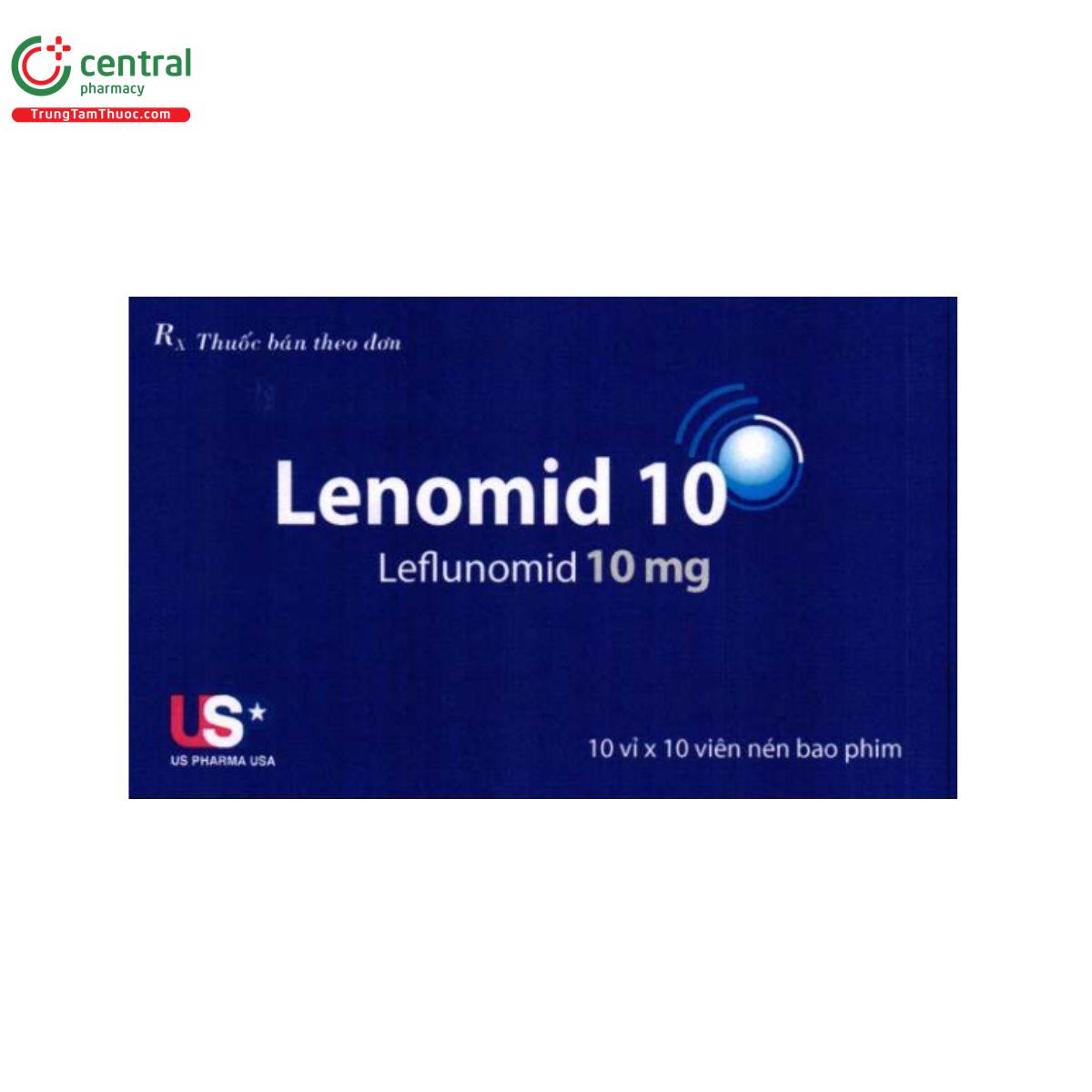 Thuốc Lenomid 10 điều trị viêm khớp, viêm khớp dạng thấp ở người lớn