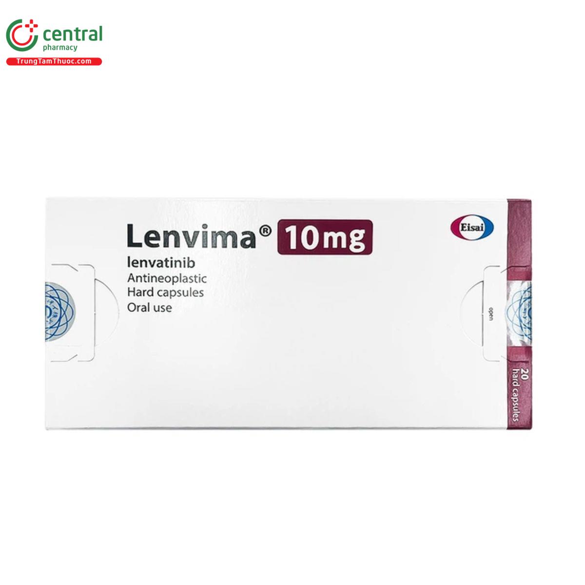 Thuốc Lenvima 10mg (Lenvatinib) điều trị ung thư tuyến giáp biệt hoá