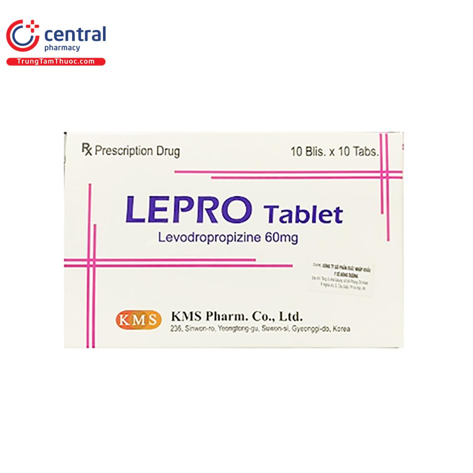 [CHÍNH HÃNG] Thuốc Lepro Tablet 60mg điều trị tình trạng ho hiệu quả