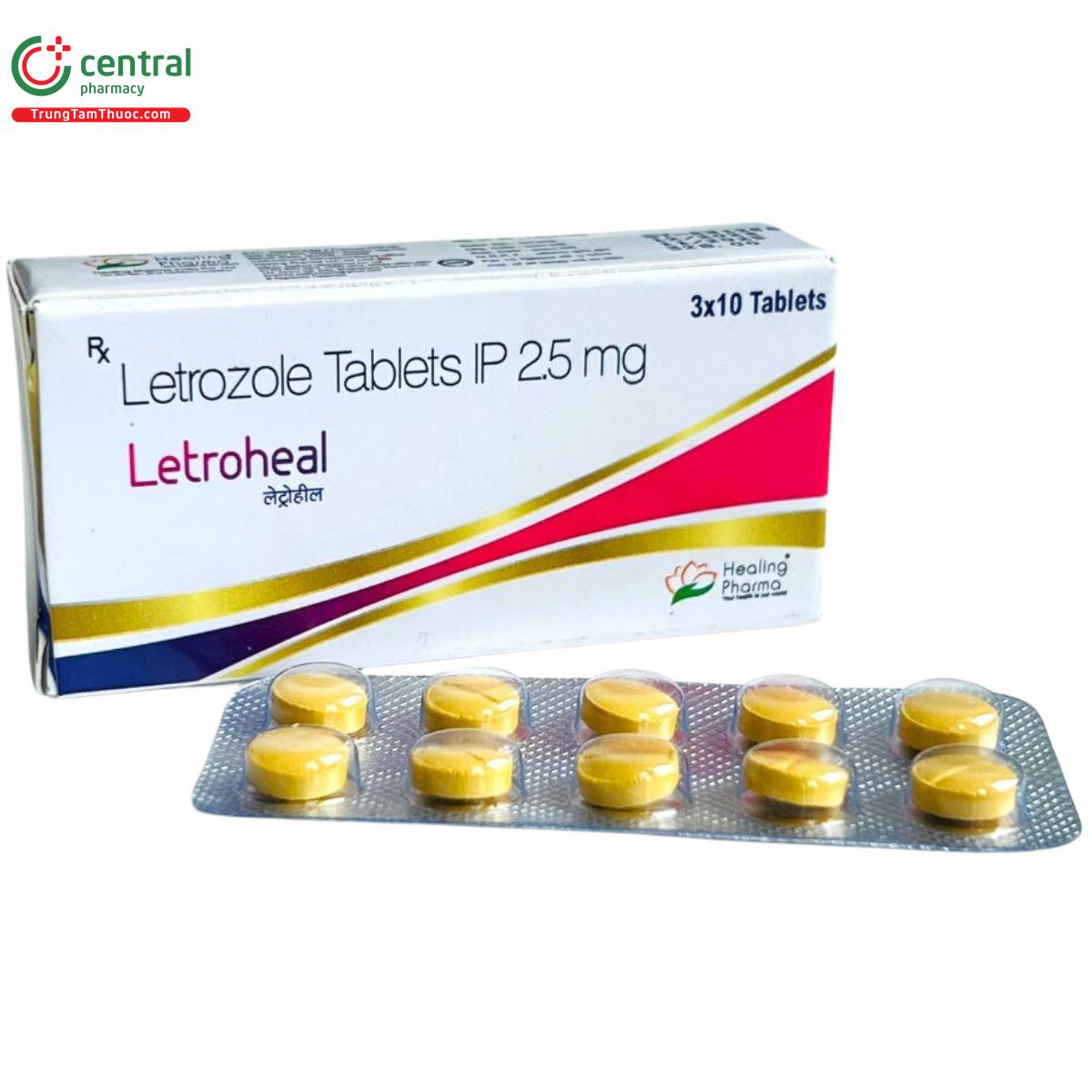 Thuốc Letroheal 2.5mg Điều trị cho phụ nữ mãn kinh mắc ung thư vú