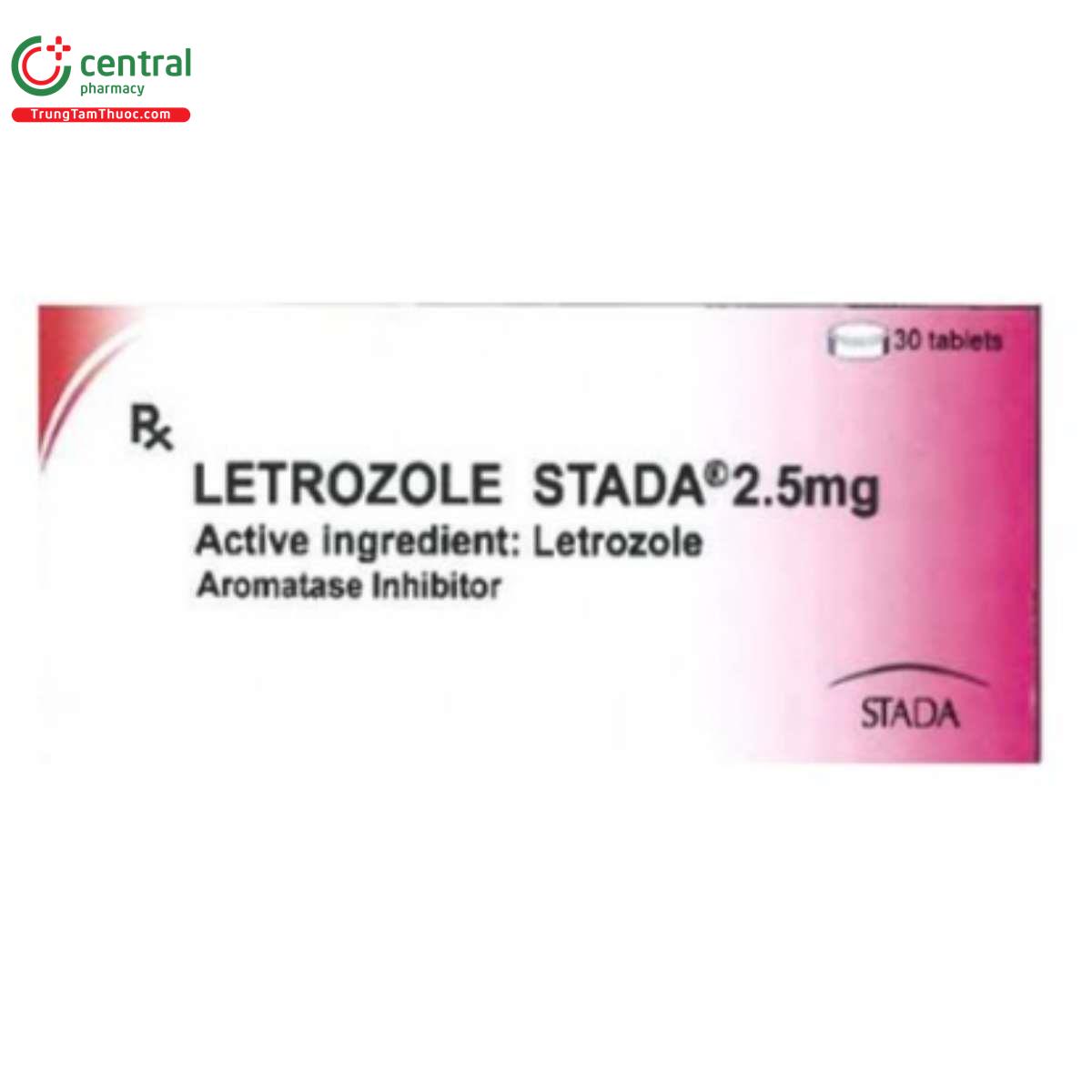Thuốc Letrozole Stada 2.5mg dùng để điều trị ung thư vú giai đoạn sớm