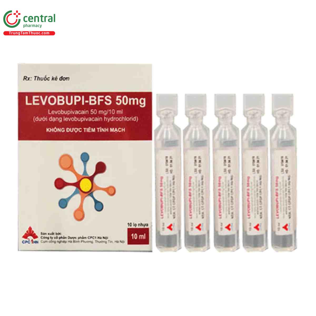 Thuốc Levobupi-BFS 50mg trị gây tê trong phẫu thuật cho người lớn