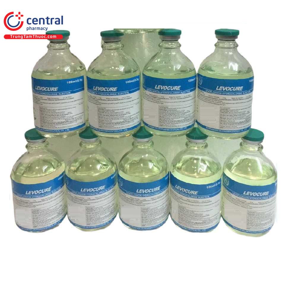 [CHÍNH HÃNG] Thuốc Levocure 500mg/100ml điều trị nhiễm khuẩn
