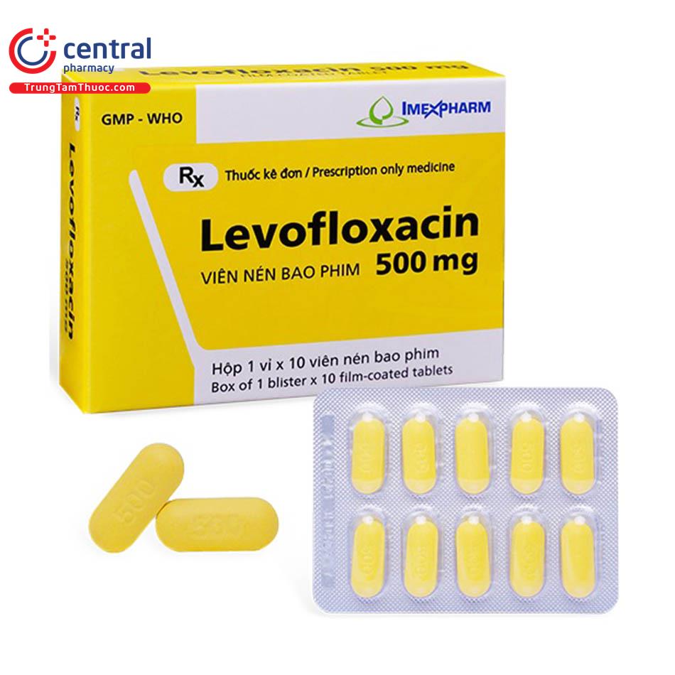 [CHÍNH HÃNG] Thuốc Levofloxacin 500mg Imexpharm điều trị nhiễm khuẩn