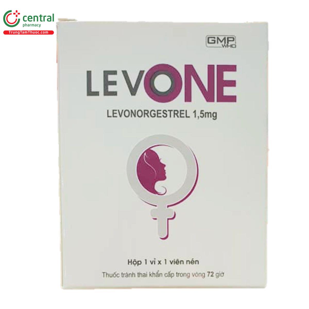 Thuốc Levoone 1,5mg (Levonorgestrel) tránh thai khẩn cấp trong 72 giờ