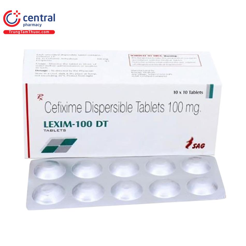 [CHÍNH HÃNG] Thuốc Lexim-100 DT - Điều trị các bệnh nhiễm khuẩn