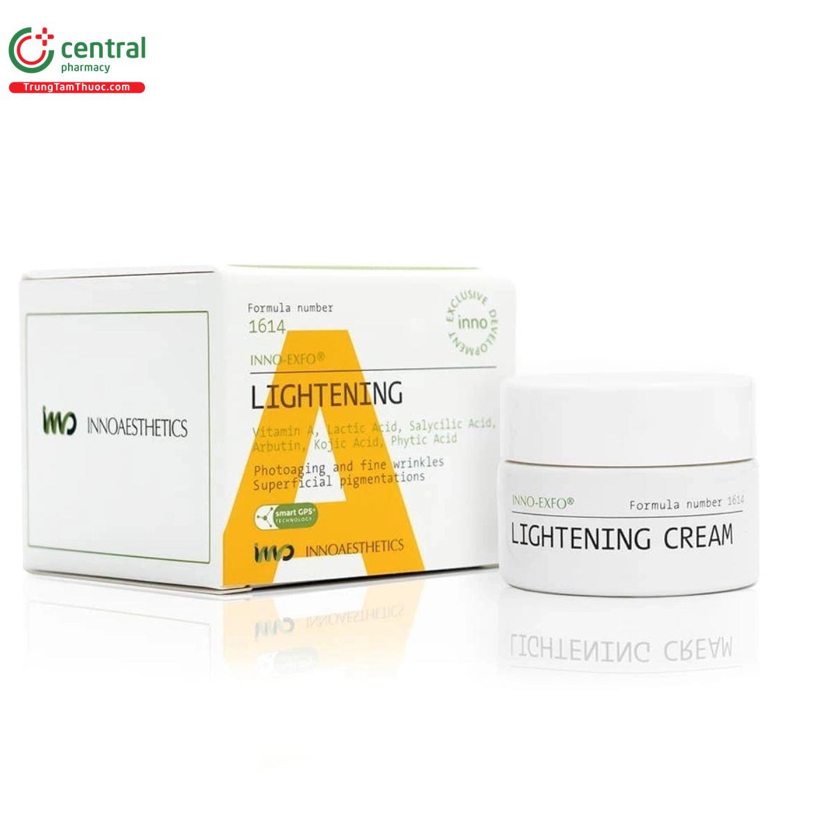 Kem Peel da Lightening A giúp làm đều màu da, giảm thâm mụn