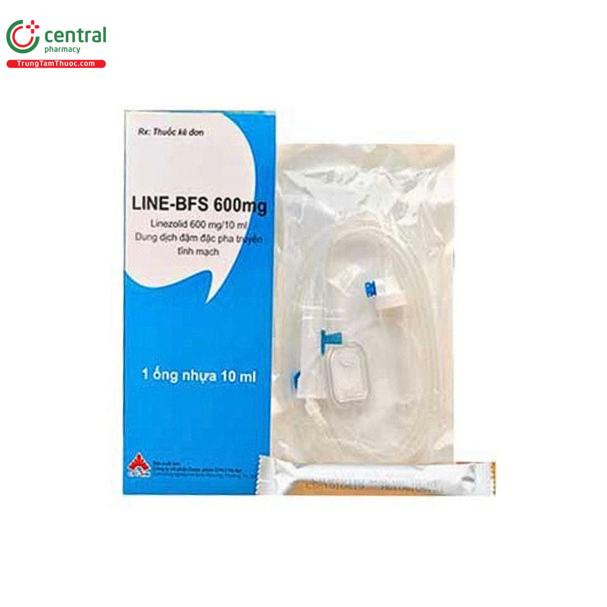 Thuốc kháng sinh Line-BFS 600mg điều trị nhiễm khuẩn hô hấp, da, mô mềm