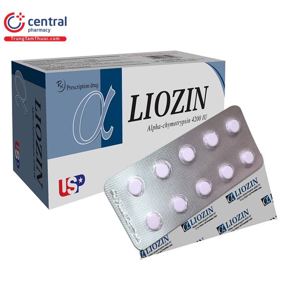 [CHÍNH HÃNG] Thuốc Liozin 4200IU USP - giảm phù nề