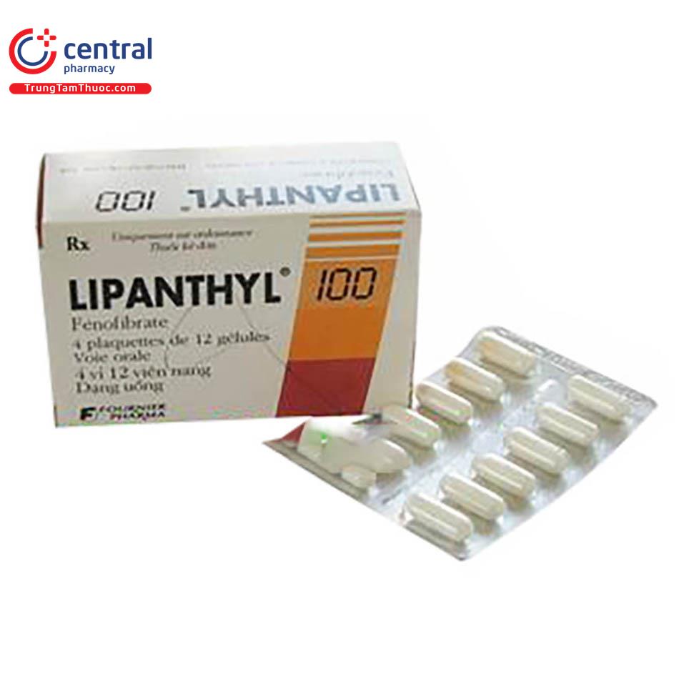 [CHÍNH HÃNG] Thuốc Lipanthyl 100 điều trị tăng Cholesterol