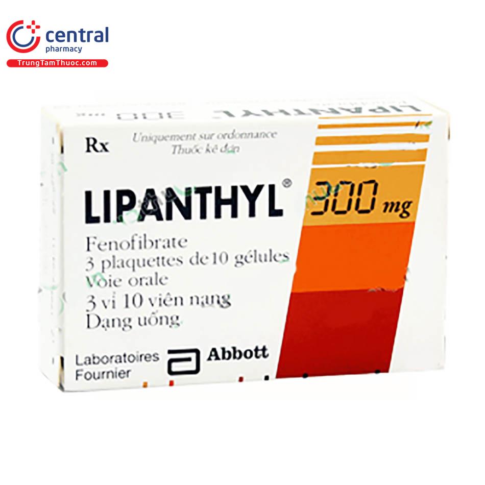 Thuốc Lipanthyl 300mg - Thuốc có tác dụng giảm cholesterol máu