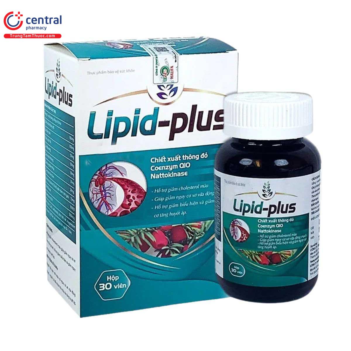 Thuốc Lipid-Plus giúp hỗ trợ hạ cholesterol máu, hạ huyết áp