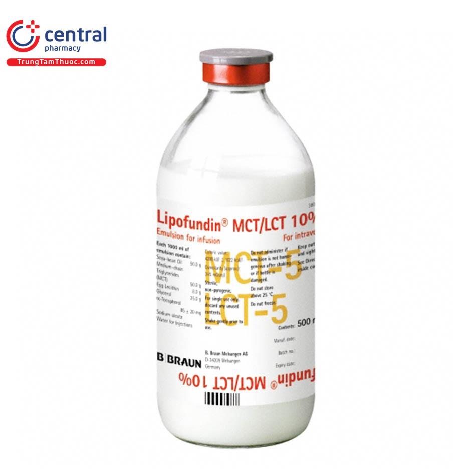 Dung dịch truyền cung cấp năng lượng Lipofundin MCT/LCT 10%
