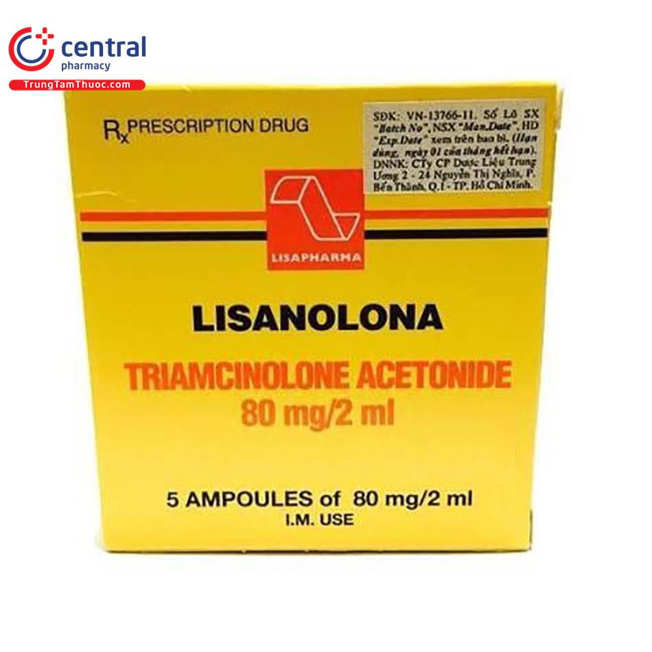 [CHÍNH HÃNG] Thuốc Lisanolona 80mg/2ml - Điều trị viêm khớp