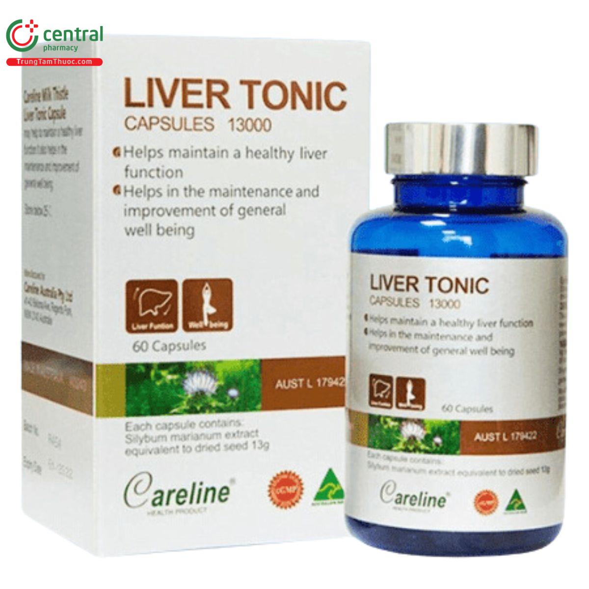Thuốc Liver Tonic Capsules 13000 - Giúp tăng cường chức năng gan