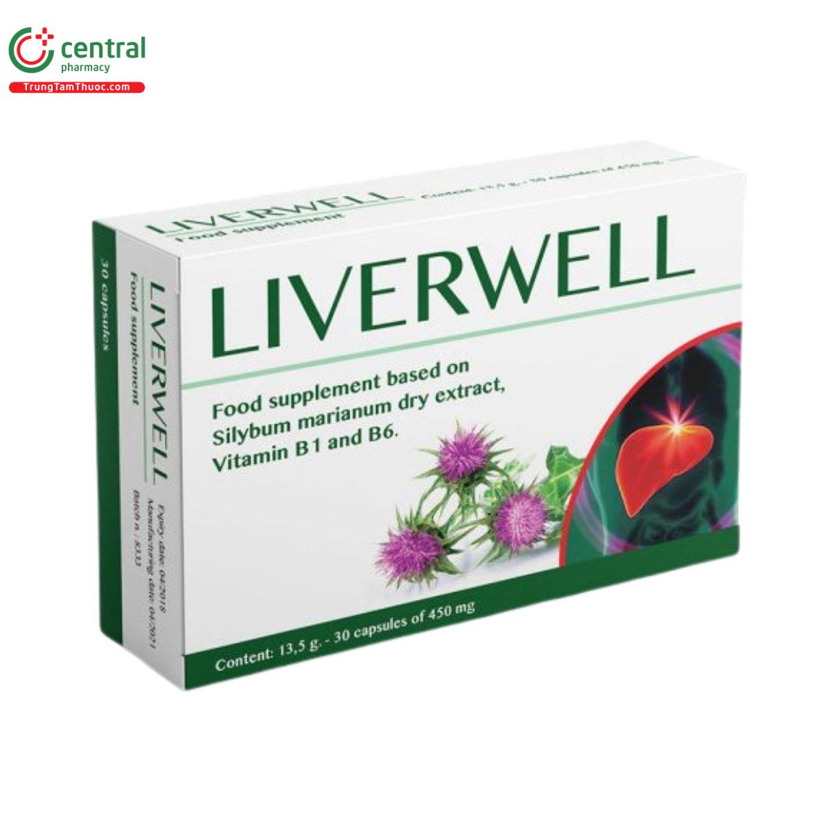 Thuốc Liverwell Erbex - Hỗ trợ tăng cường và duy trì chức năng gan