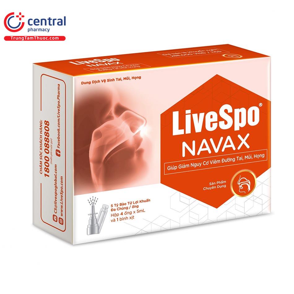 [CHÍNH HÃNG] Thuốc xịt Livespo Navax-liệu pháp cho viêm đường hô hấp