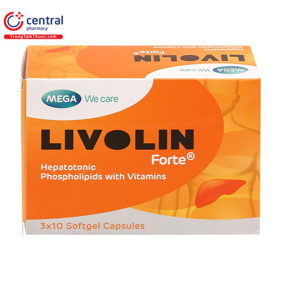[CHÍNH HÃNG] Thuốc Livolin Forte điều trị bệnh viêm gan, xơ gan