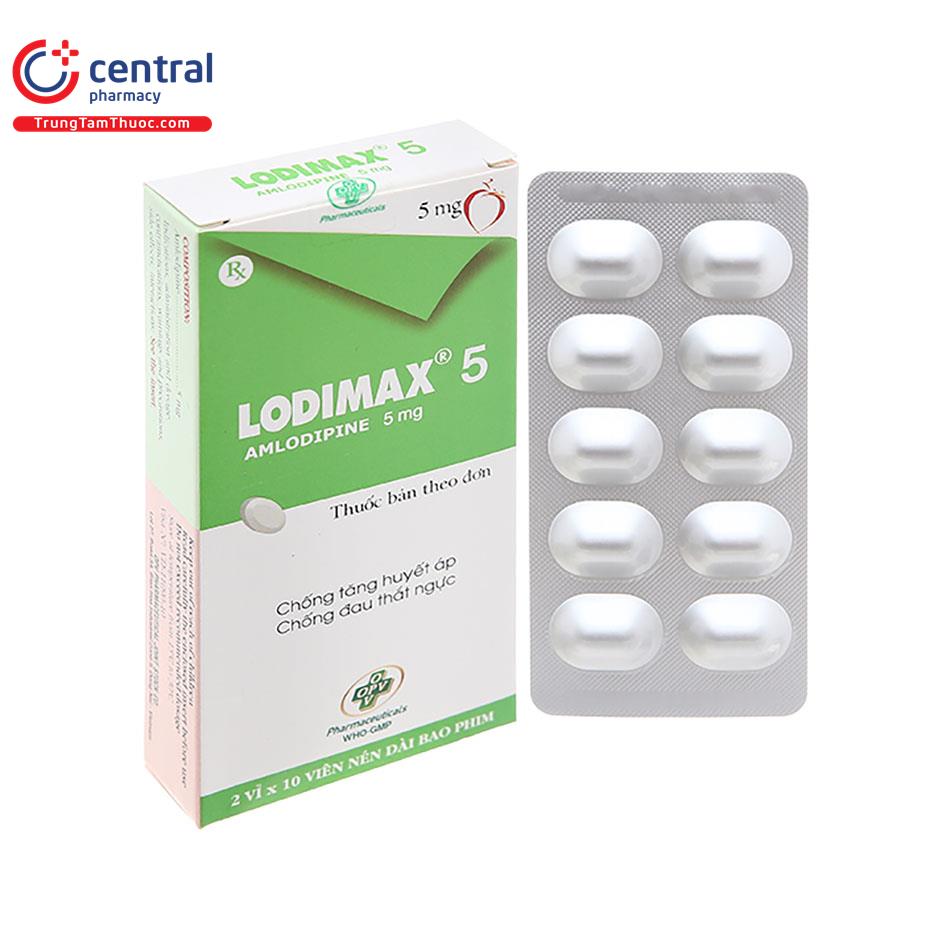 [CHÍNH HÃNG] Thuốc Lodimax 5: Giúp làm hạ huyết áp hiệu quả