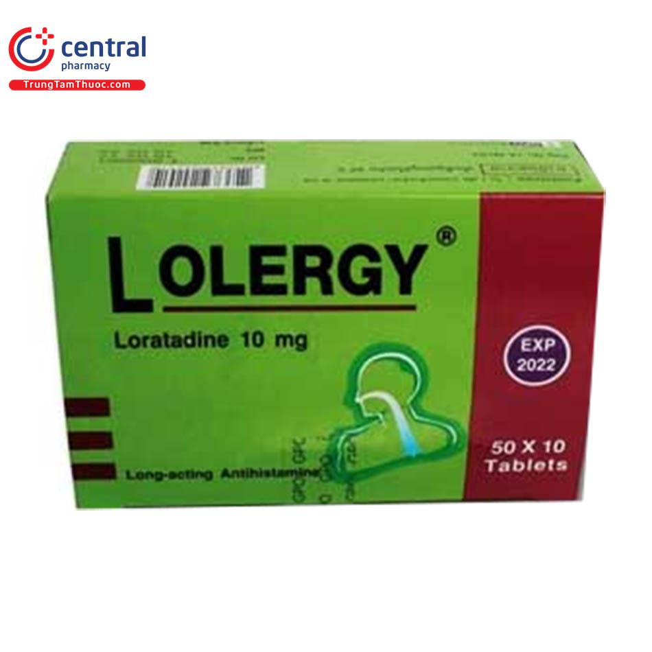 [CHÍNH HÃNG] Thuốc Lolergy - Thuốc có tác dụng chống dị ứng