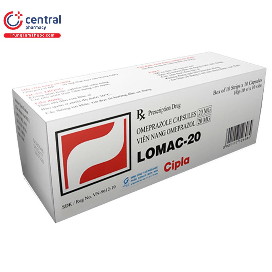 Thuốc Lomac-20 (Vỉ)- Giải pháp cho bệnh nhân loét dạ dày, tá tràng