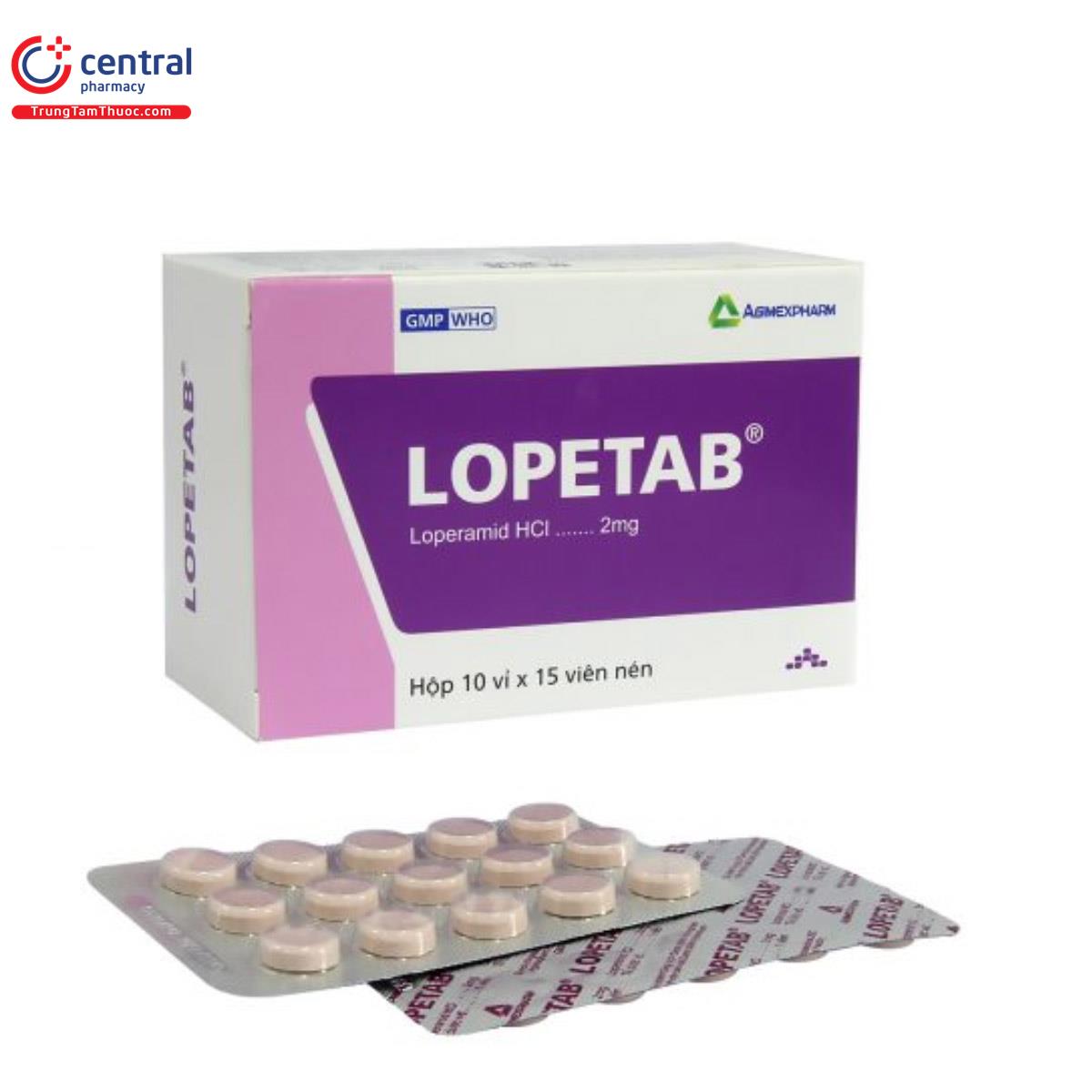 Thuốc Lopetab 2mg Agimexpharm - Điều trị tiêu chảy cấp hiệu quả