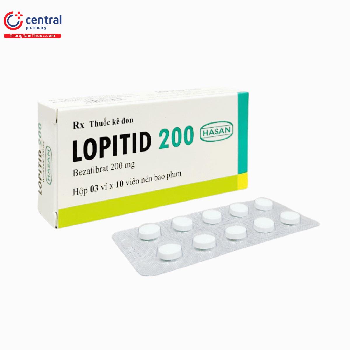 Thuốc Lopitid 200: Thuốc fibrate điều trị tình trạng tăng lipid máu