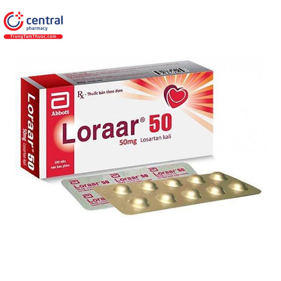 [CHÍNH HÃNG] Thuốc Loraar 50 điều trị bệnh huyết áp cao hiệu quả