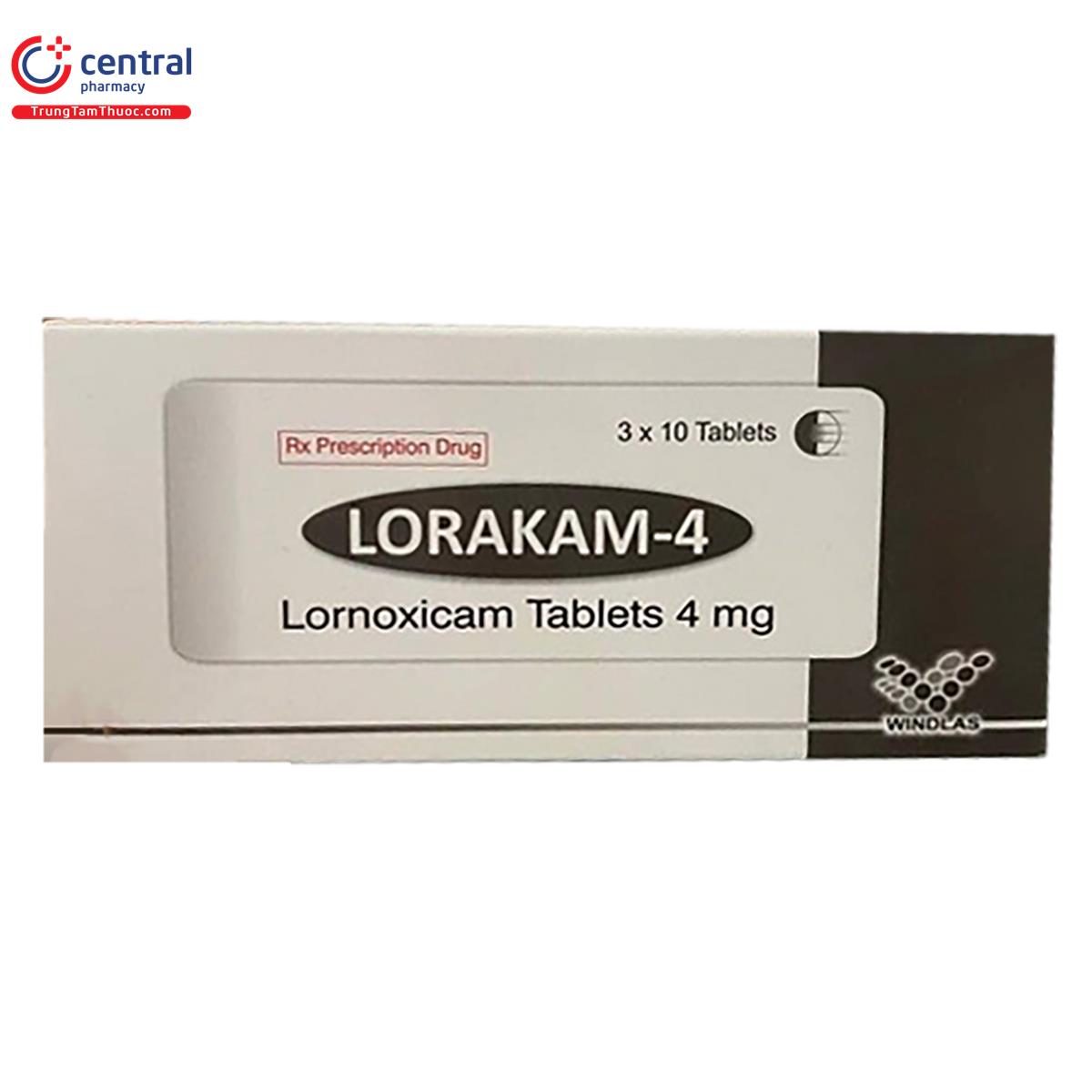 [CHÍNH HÃNG] Thuốc Lorakam 4 (Lornoxicam 4mg) là thuốc gì, mua ở đâu?