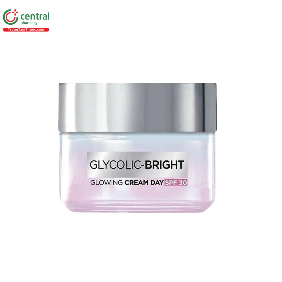 Kem dưỡng ban ngày L'Oréal Glycolic-Bright Glowing Cream Day - Sáng da