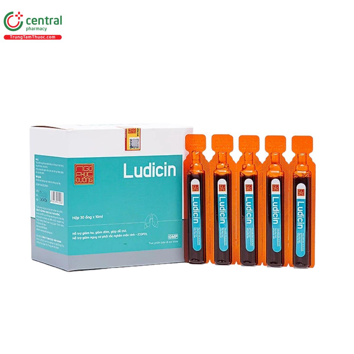 Thuốc Ludicin giảm ho, đờm, giảm nguy cơ phổi tắc nghẽn mạn tính