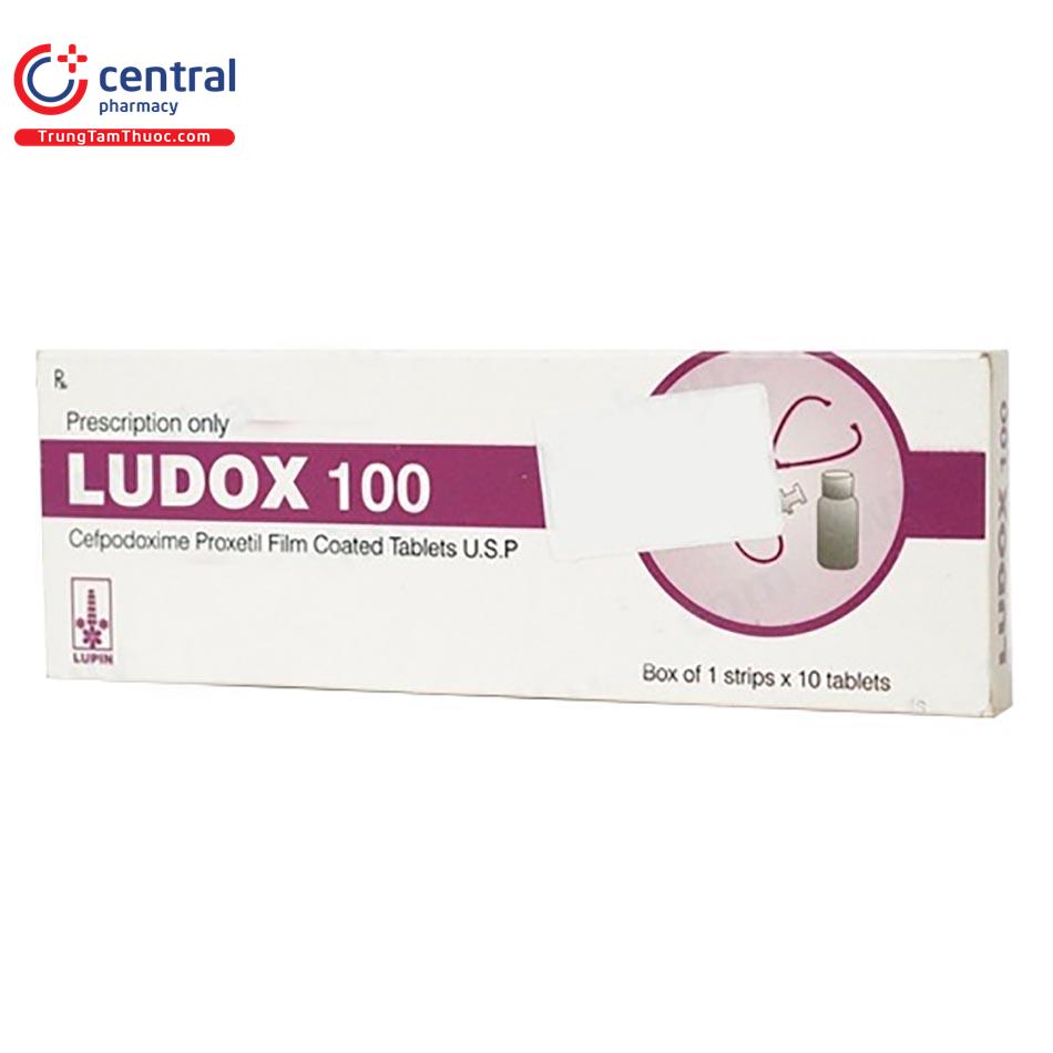 Thuốc Ludox 100 (Cefpodoxime 100mg): tác dụng, liều dùng