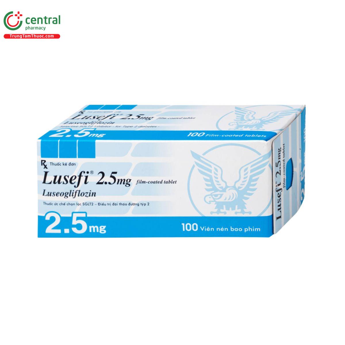 Thuốc Lusefi 2.5mg dùng trong điều trị đái tháo đường týp 2