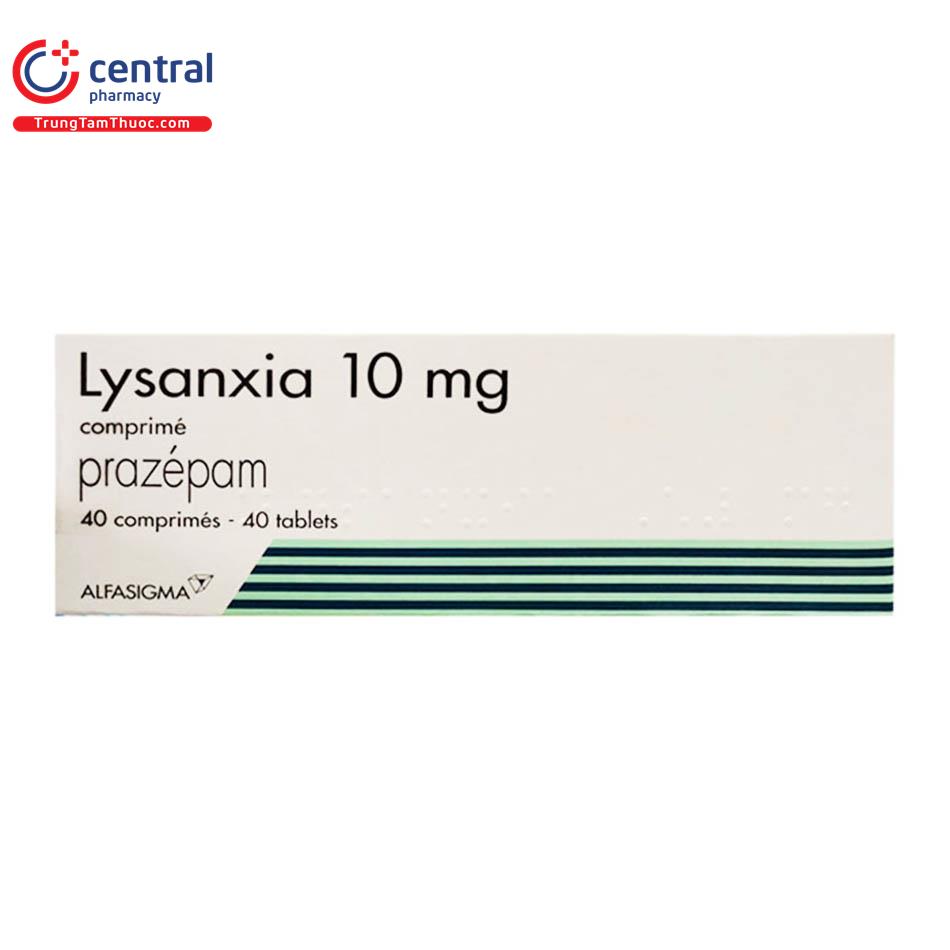 [CHÍNH HÃNG] Thuốc Lysanxia 10mg Alfasigma điều trị rối loạn lo âu