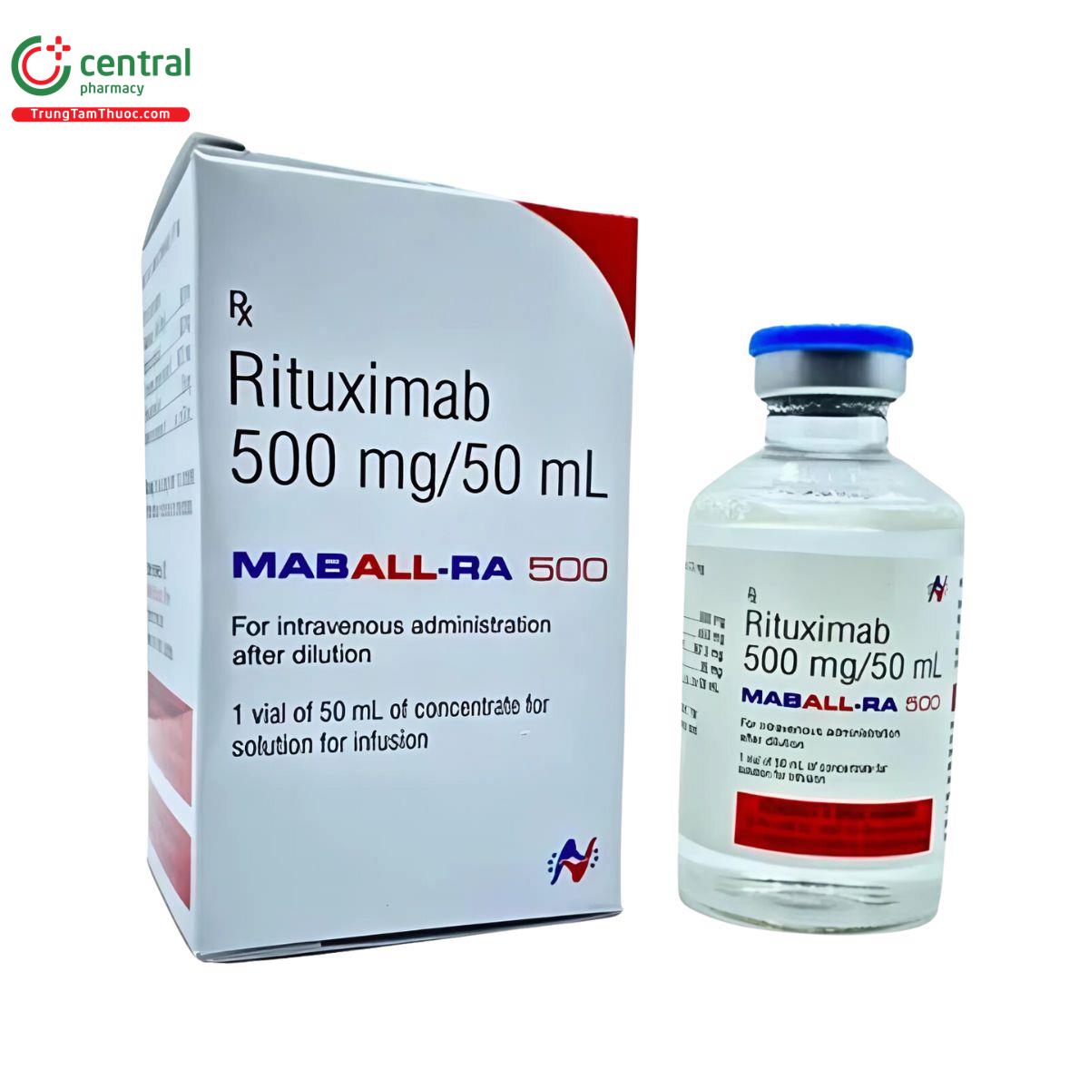 Thuốc Maball-Ra 500 Hetero điều trị u lympho không Hodgkin, bạch cầu ...
