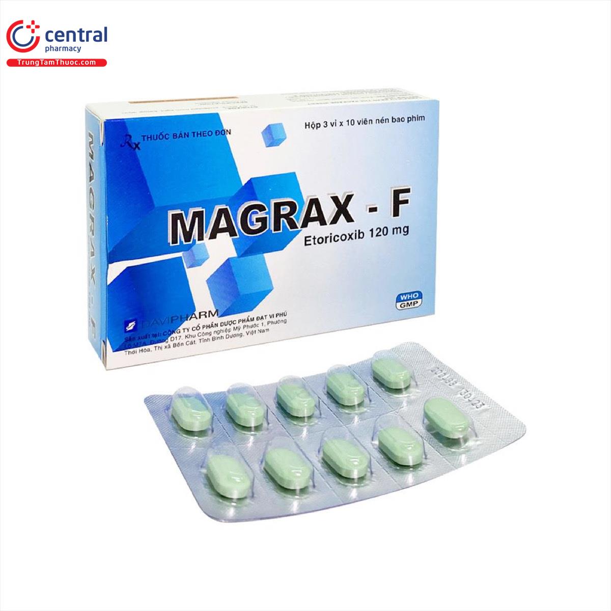 [CHÍNH HÃNG] Thuốc Magrax-F 120mg: Điều trị và giảm đau do viêm khớp