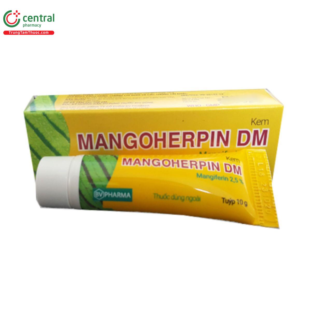 Thuốc Mangoherpin DM - Điều trị các bệnh viêm loét ngoài da do virus
