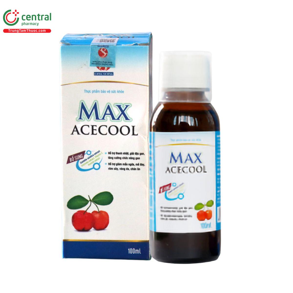 Thuốc Max Acecool thanh nhiệt, giải độc, giảm mẩn ngứa, mề đay