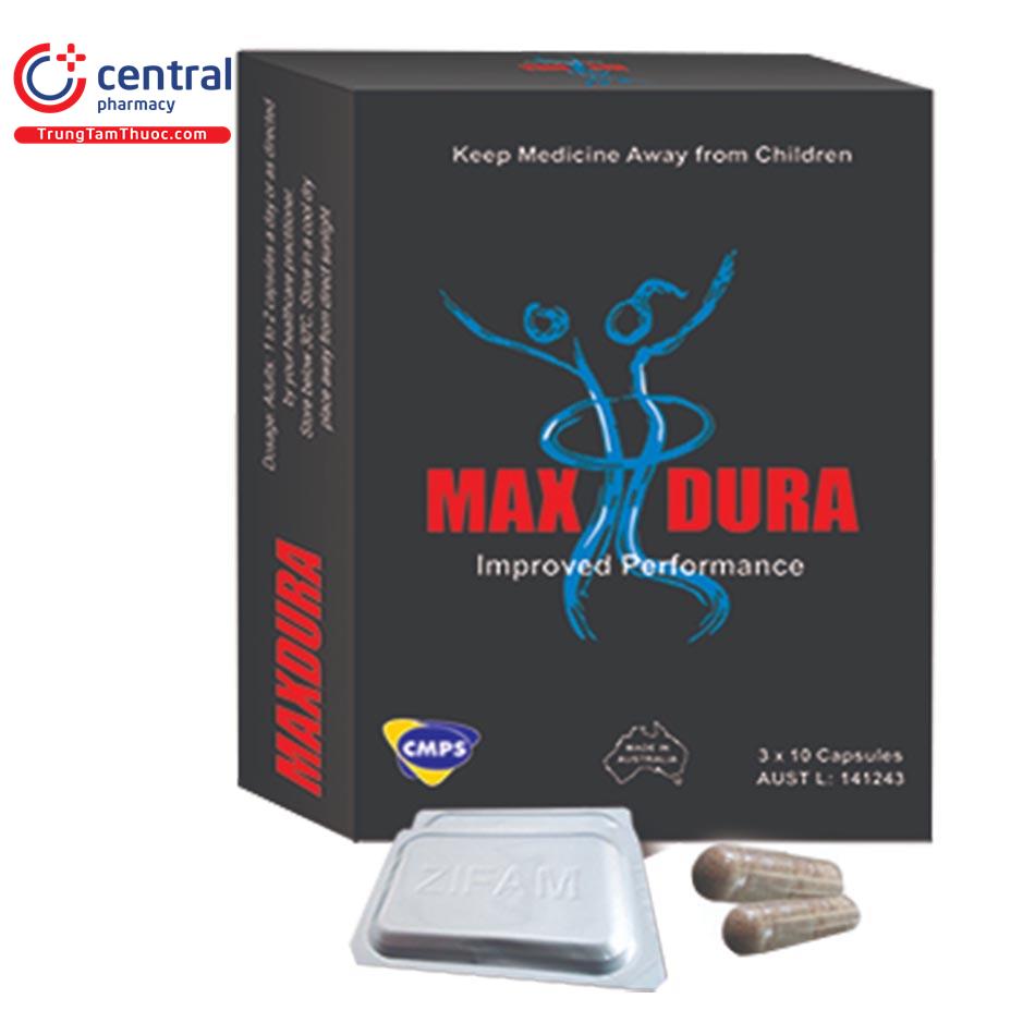 [CHÍNH HÃNG] Thuốc Max Dura - Thuốc tăng cường sinh lí nam giới